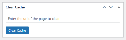 Clear W3 Total Cache by URL From the Admin Bar or Dashboard | Robert ...